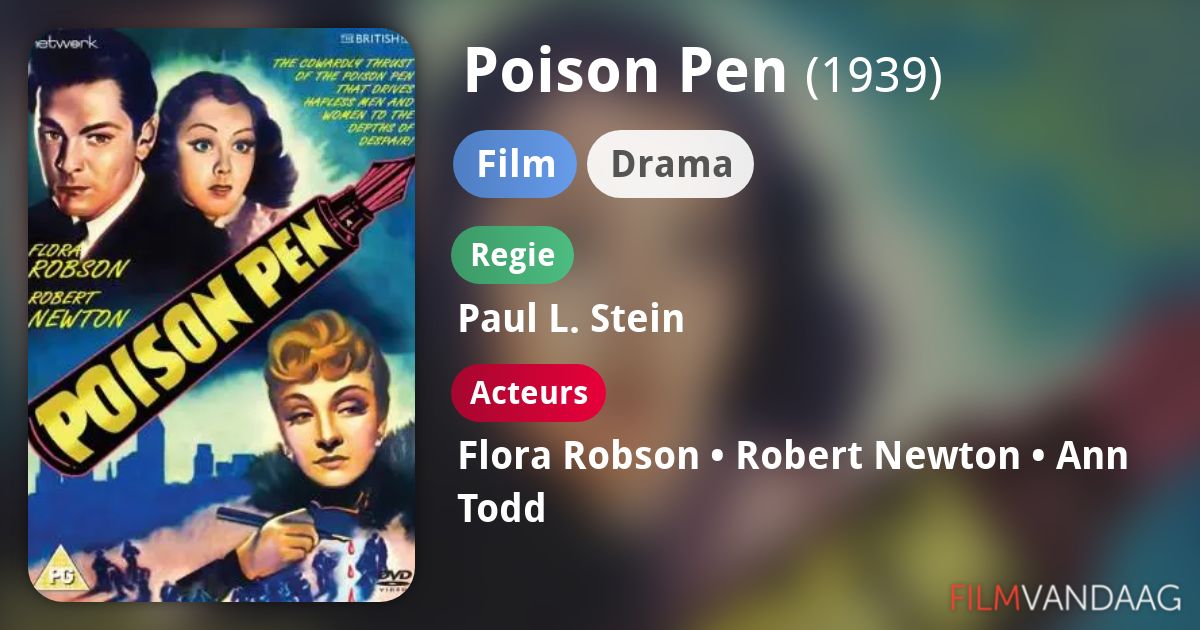 Poison Pen (film, 1939) - FilmVandaag.nl