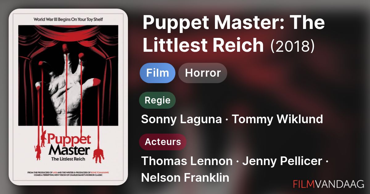 Puppet Master: The Littlest Reich (film, 2018) - FilmVandaag.nl