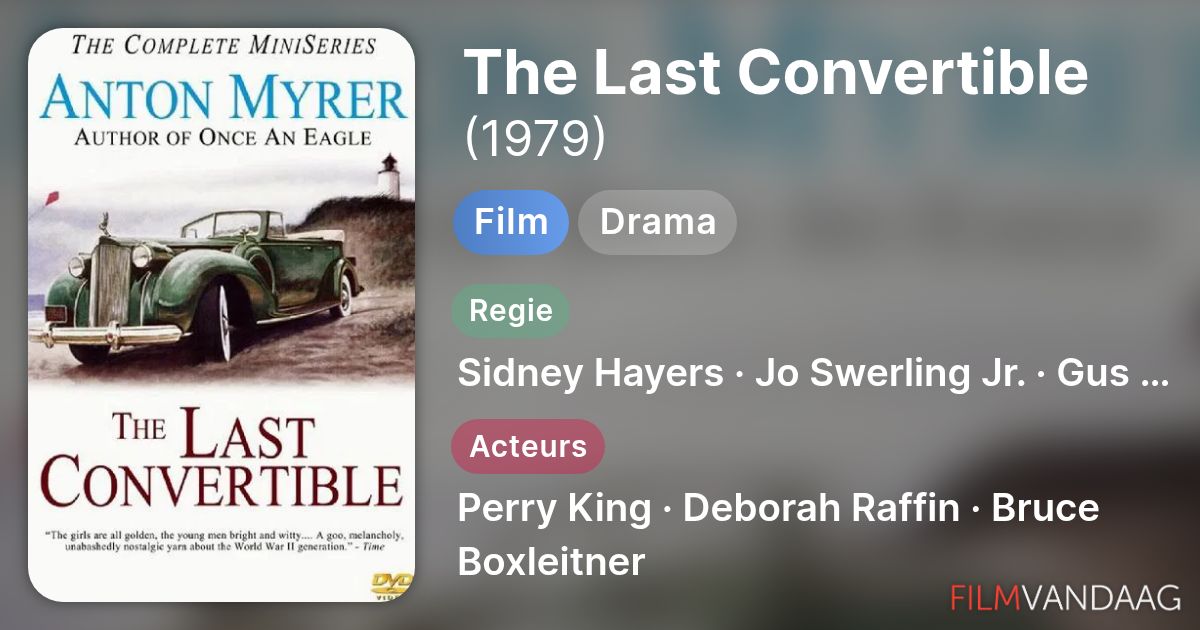The Last Convertible (film, 1979) - FilmVandaag.nl