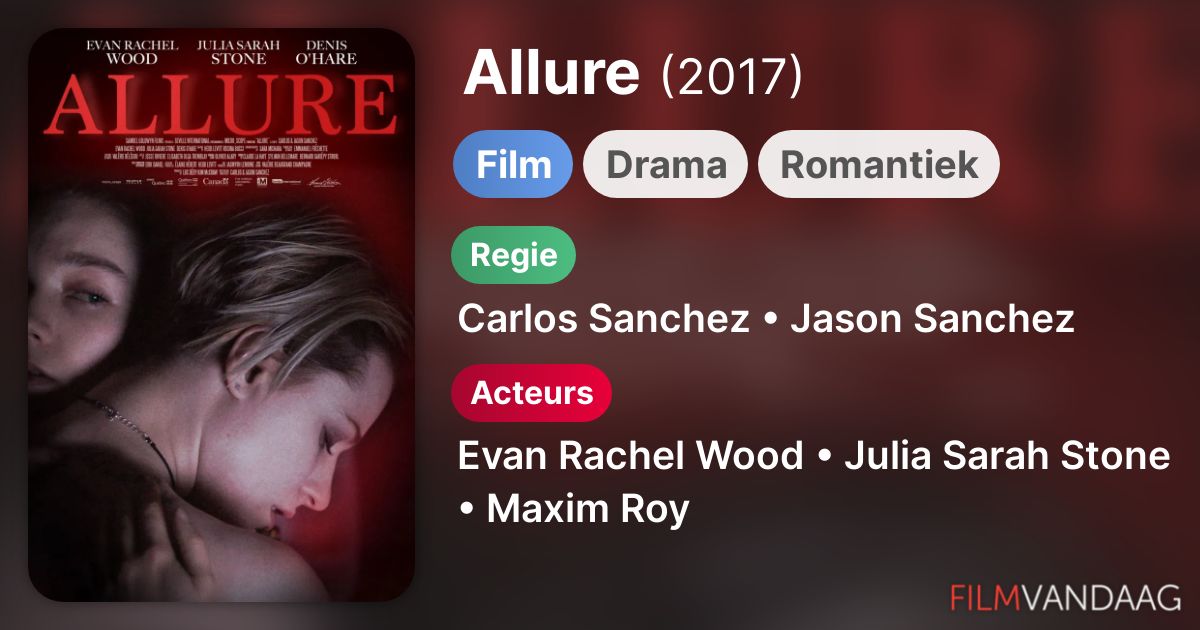 Allure (film, 2017) - FilmVandaag.nl