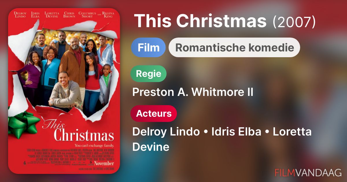 This Christmas (film, 2007) - FilmVandaag.nl