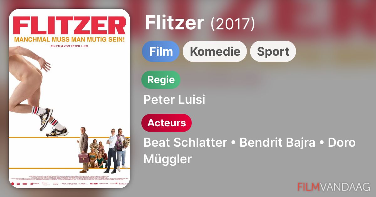 Flitzer (film, 2017) - FilmVandaag.nl