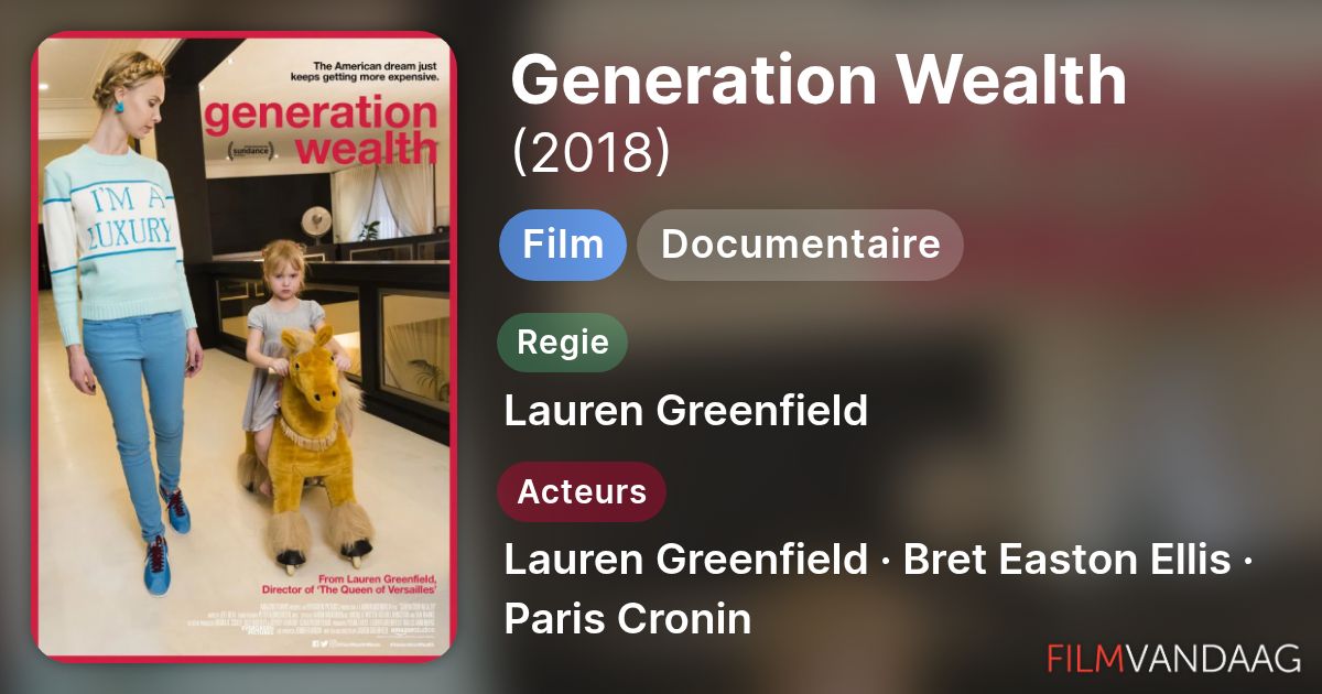 Generation Wealth (film, 2018) - FilmVandaag.nl