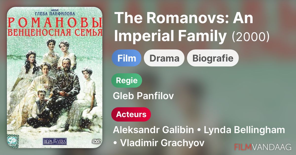 The Romanovs: An Imperial Family (film, 2000) - FilmVandaag.nl