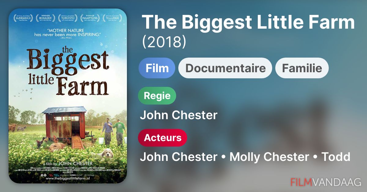 The Biggest Little Farm (film, 2018) - FilmVandaag.nl