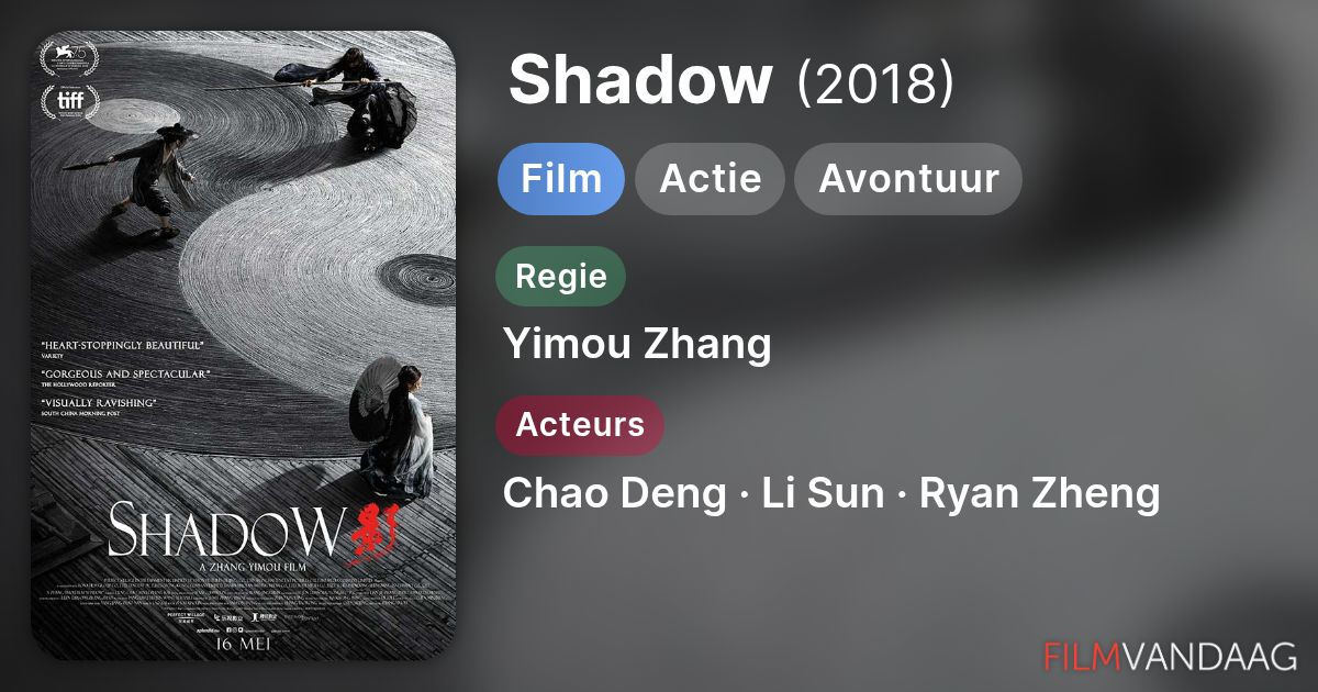 Shadow (film, 2018) - FilmVandaag.nl