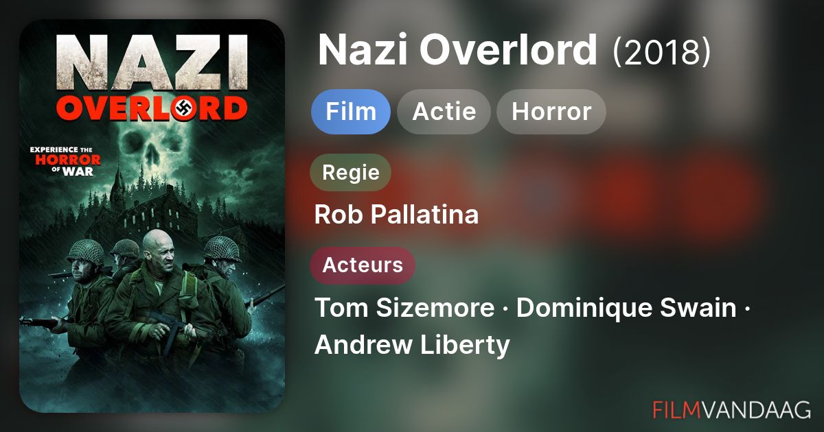 Nazi Overlord (film, 2018) - FilmVandaag.nl