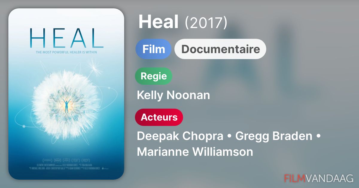 Heal (film, 2017) - FilmVandaag.nl