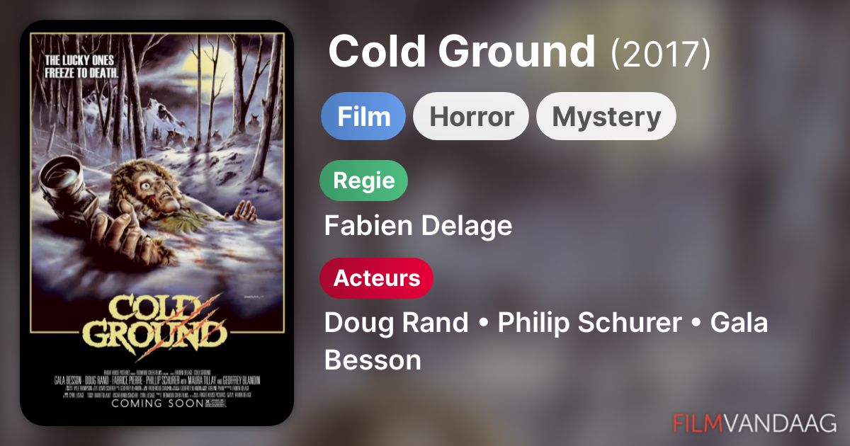 Cold Ground (film, 2017) - FilmVandaag.nl