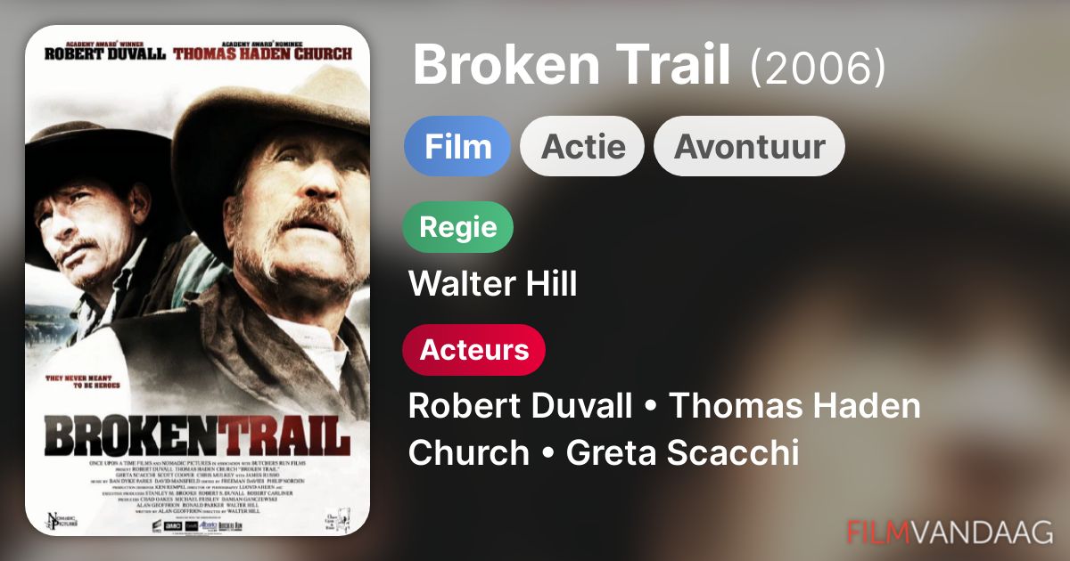 Broken Trail (film, 2006) - FilmVandaag.nl