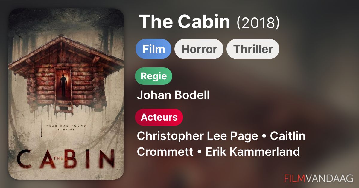 The Cabin (film, 2018) - FilmVandaag.nl