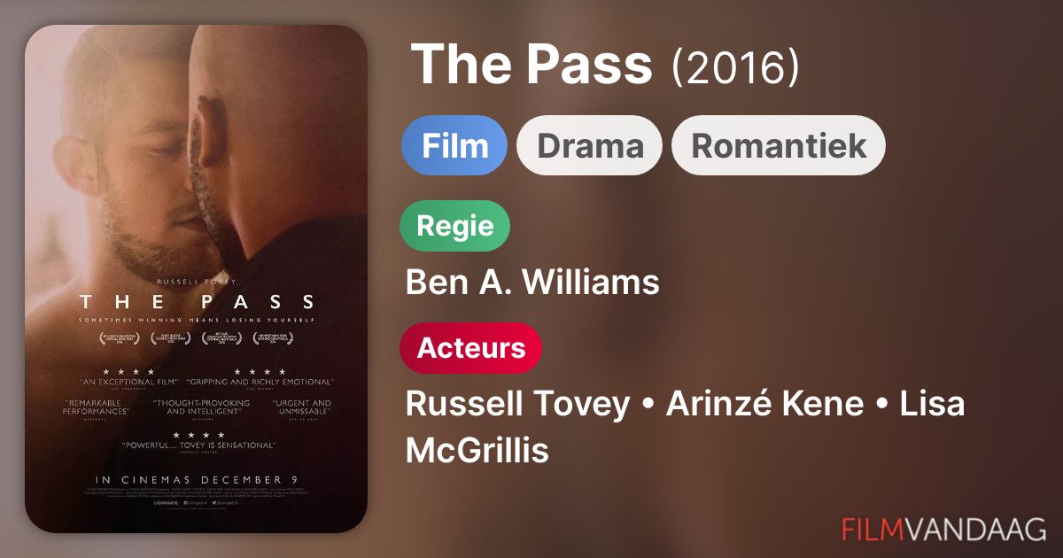 The Pass (film, 2016) - FilmVandaag.nl