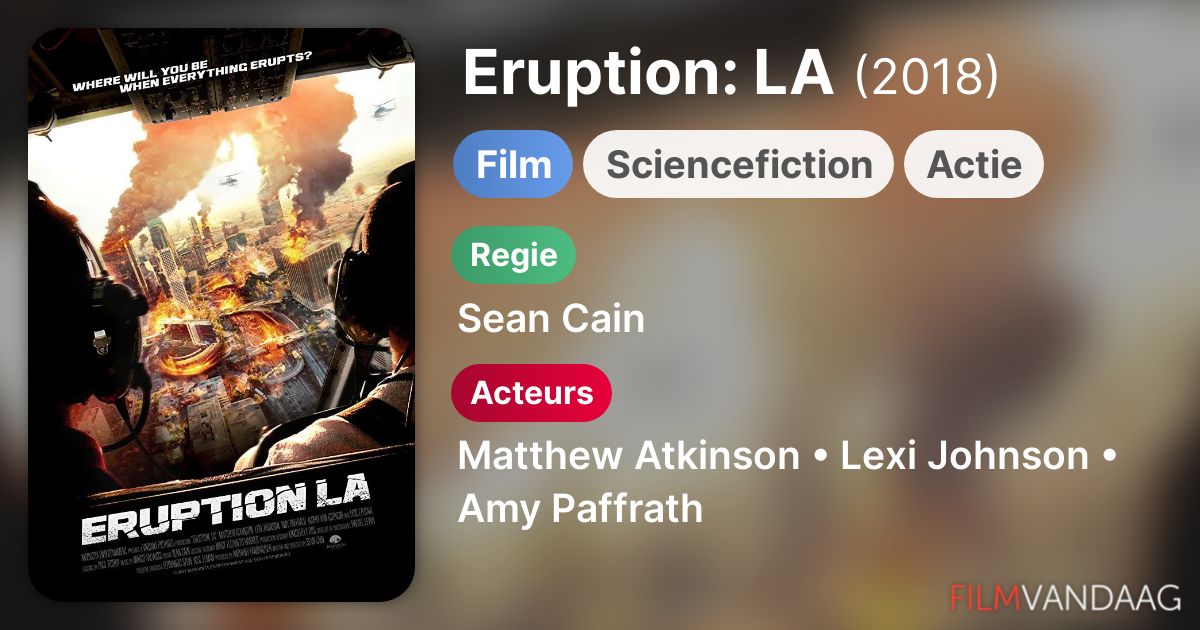 Eruption: LA (film, 2018) - FilmVandaag.nl