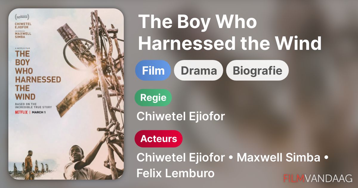 The Boy Who Harnessed the Wind (film, 2019) - FilmVandaag.nl