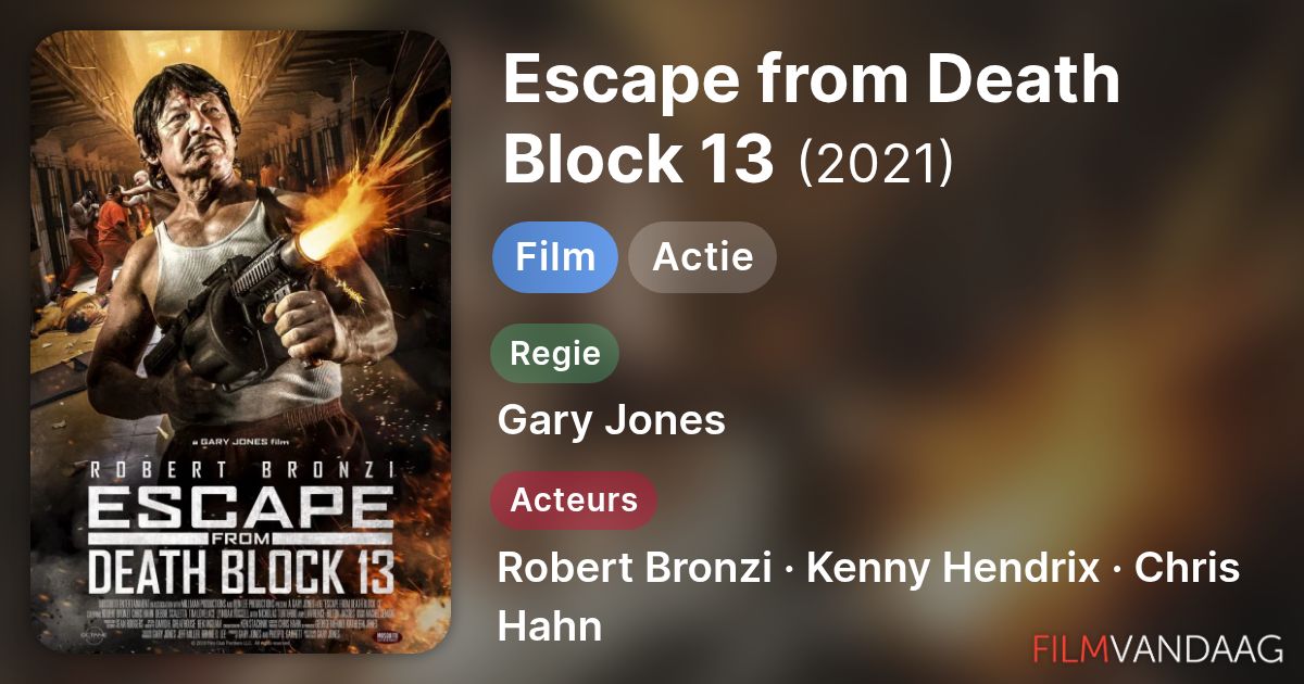 Escape from Death Block 13 (film, 2021) - FilmVandaag.nl