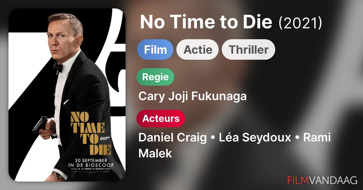 No Time to Die (film, 2021) - FilmVandaag.nl