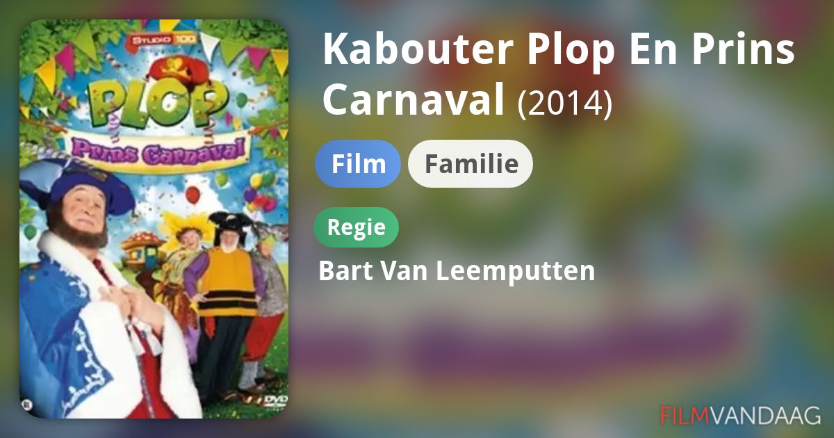 Kabouter Plop En Prins Carnaval (film, 2014) - FilmVandaag.nl