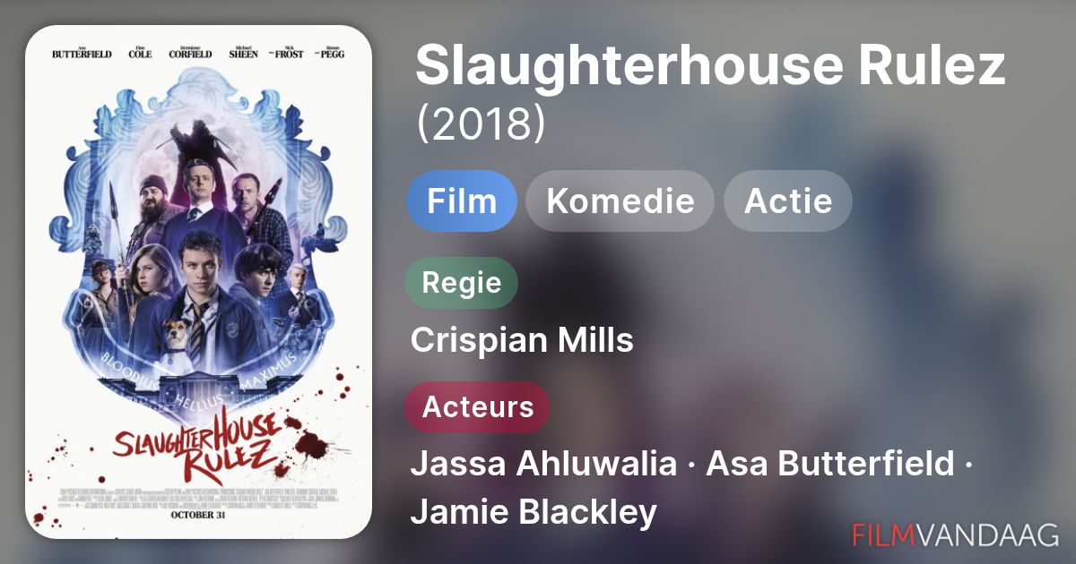 Slaughterhouse Rulez (film, 2018) - FilmVandaag.nl
