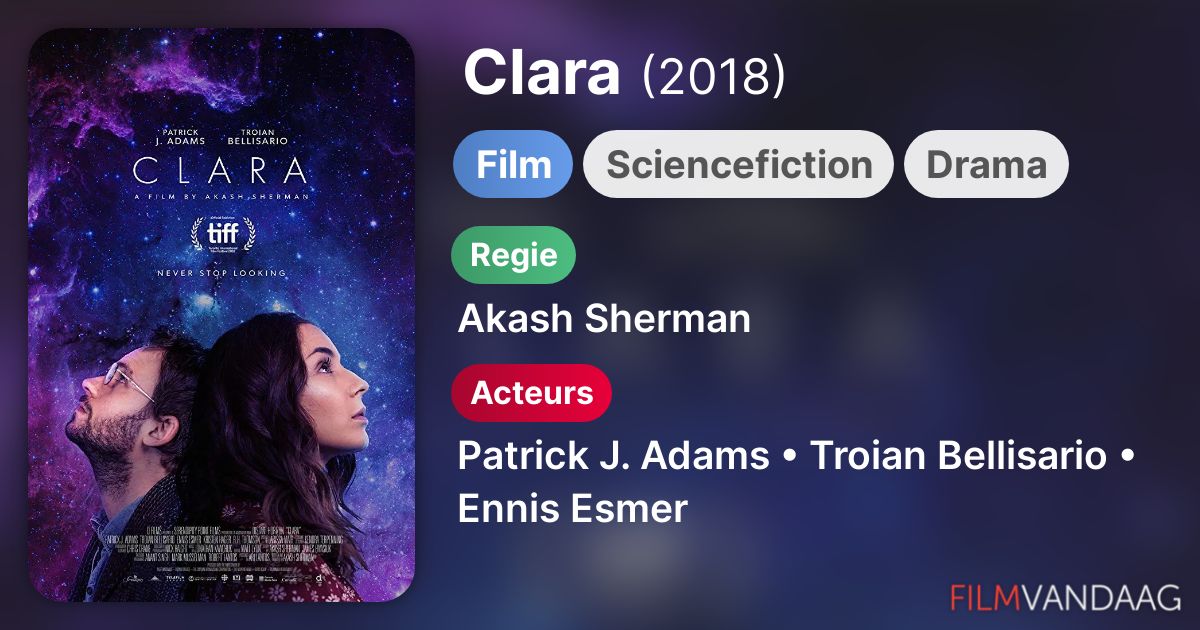 Clara (film, 2018) - FilmVandaag.nl