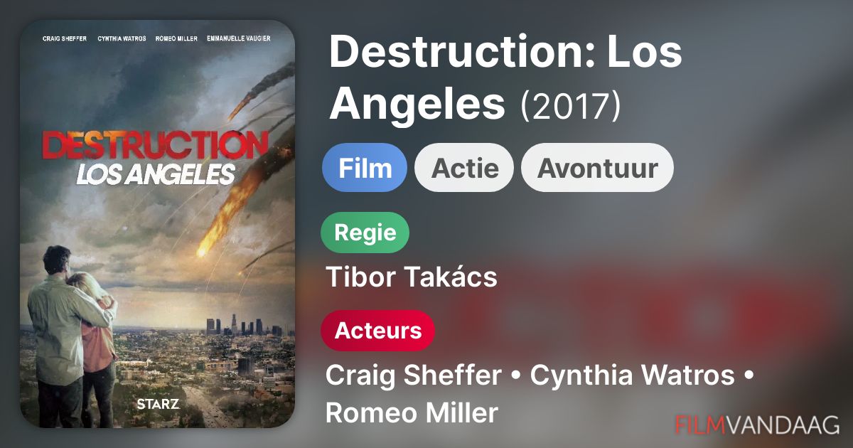 Destruction: Los Angeles (film, 2017) - FilmVandaag.nl