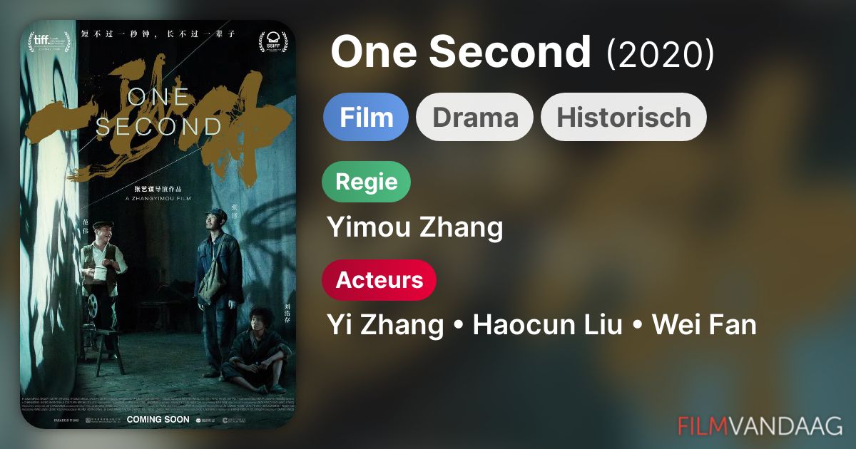 One Second (film, 2020) - FilmVandaag.nl
