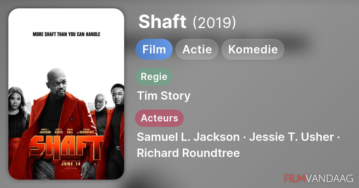 Shaft (film, 2019) - FilmVandaag.nl