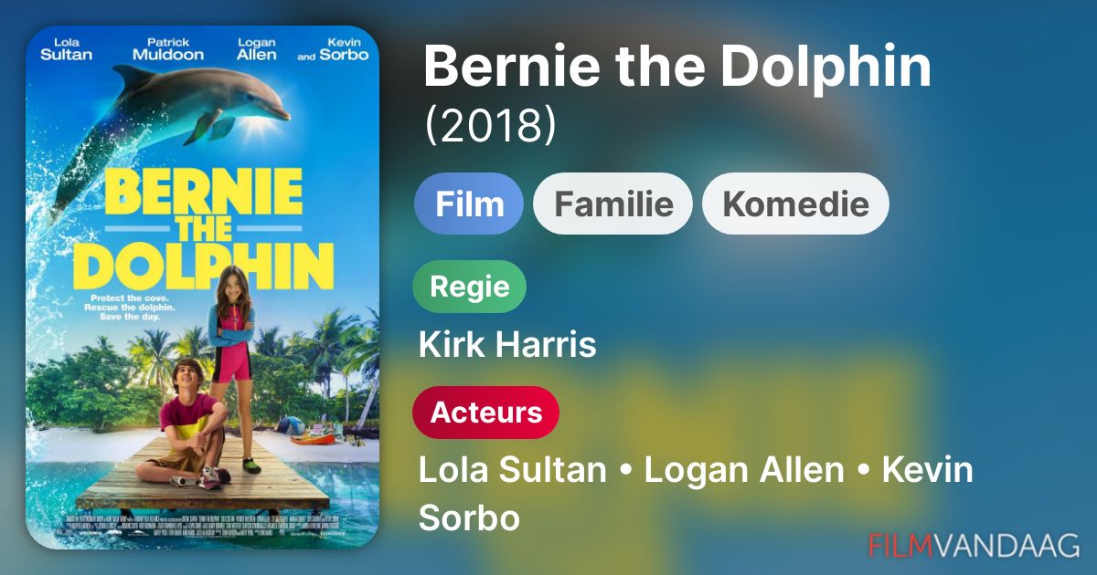 Bernie the Dolphin (film, 2018) - FilmVandaag.nl