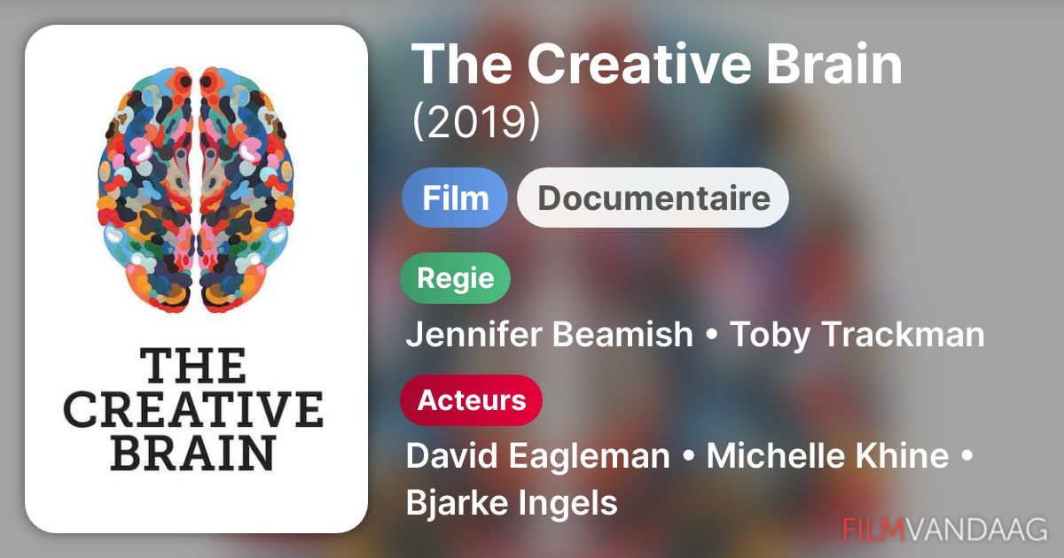 The Creative Brain (film, 2019) - FilmVandaag.nl