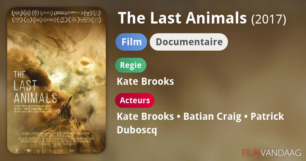 The Last Animals (film, 2017) - FilmVandaag.nl