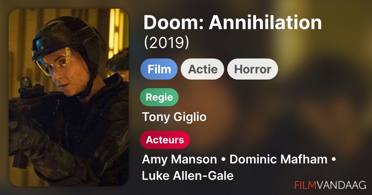 Doom: Annihilation (film, 2019) - FilmVandaag.nl