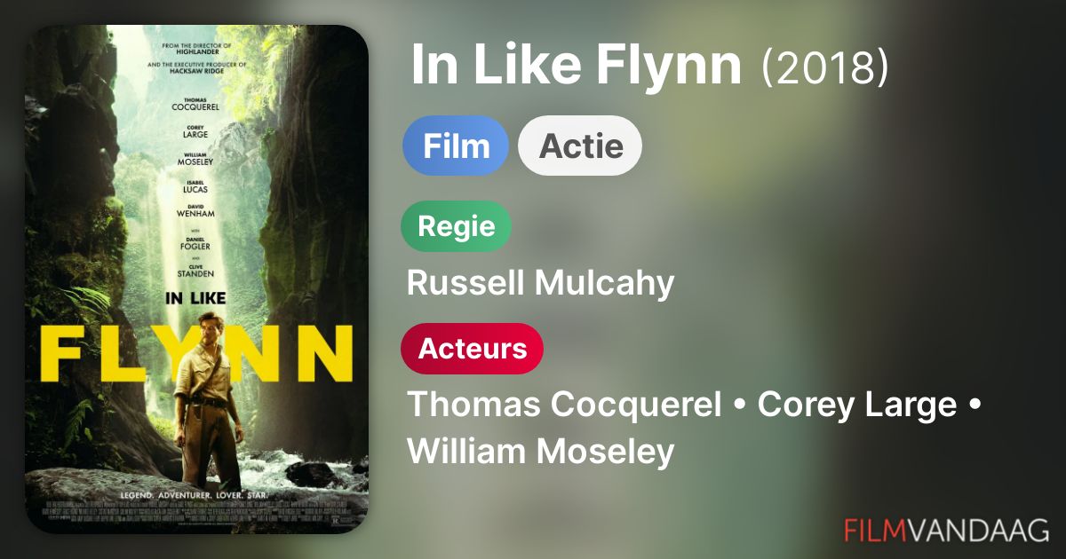 In Like Flynn (film, 2018) - FilmVandaag.nl