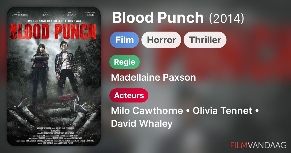 Blood Punch (film, 2014) - FilmVandaag.nl