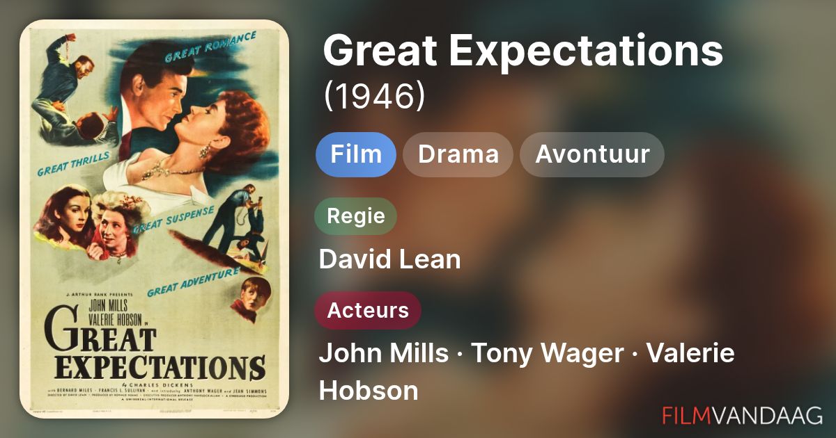 Great Expectations (film, 1946) - FilmVandaag.nl
