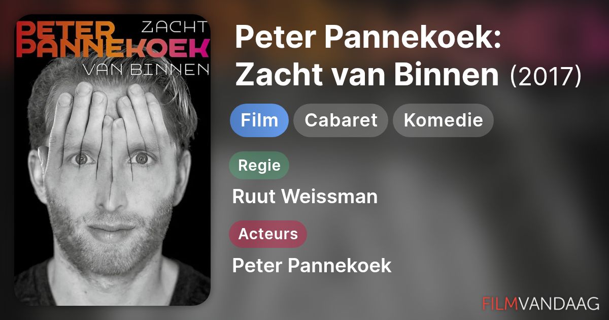 Peter Pannekoek Zacht Van Binnen Film 2017 Kopen Op Dvd Of Blu Ray