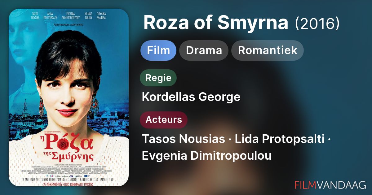 Roza of Smyrna (film, 2016) - FilmVandaag.nl