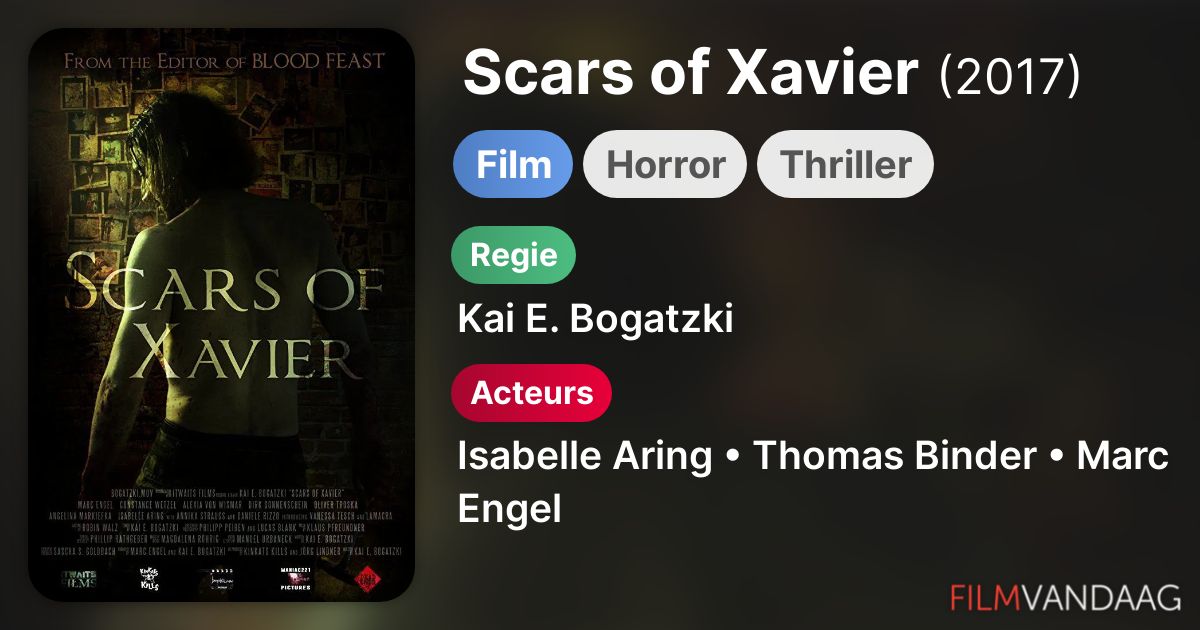 Scars of Xavier (film, 2017) - FilmVandaag.nl