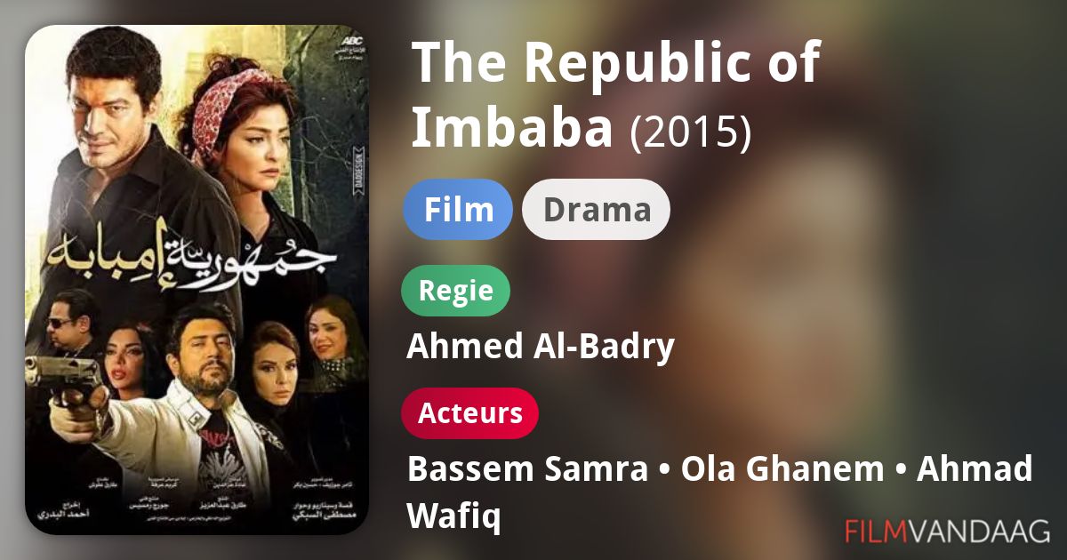 The Republic of Imbaba (film, 2015) - FilmVandaag.nl