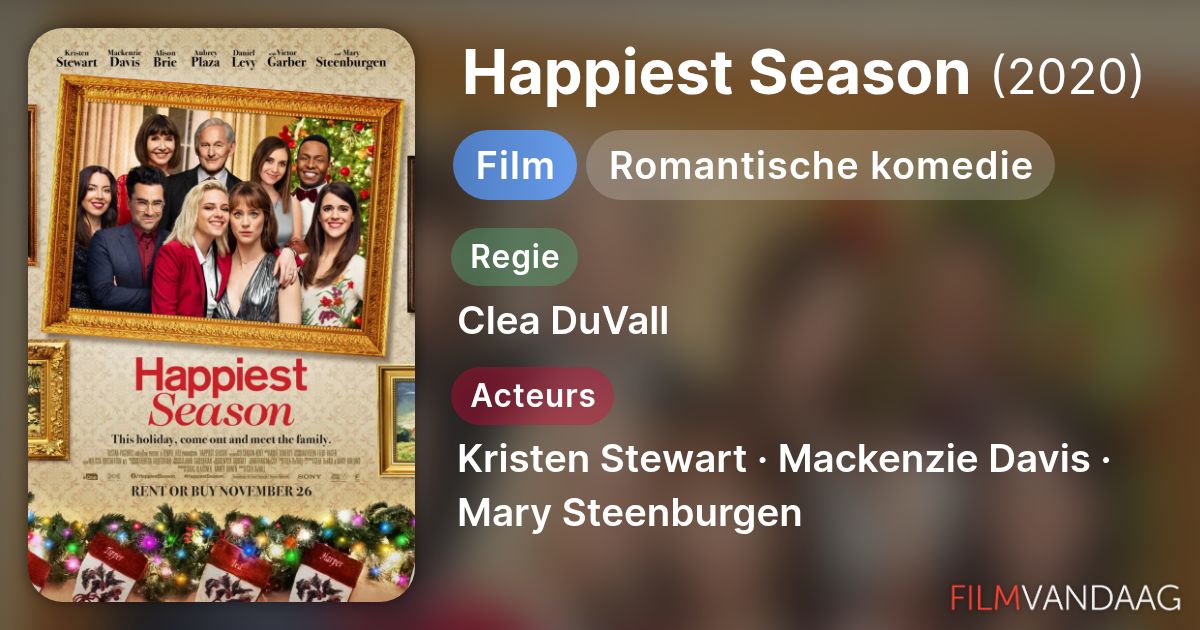 Happiest Season (film, 2020) - FilmVandaag.nl