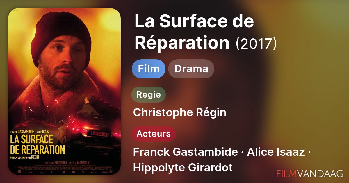 La Surface de Réparation (film, 2017) Nu Online Kijken - FilmVandaag.nl