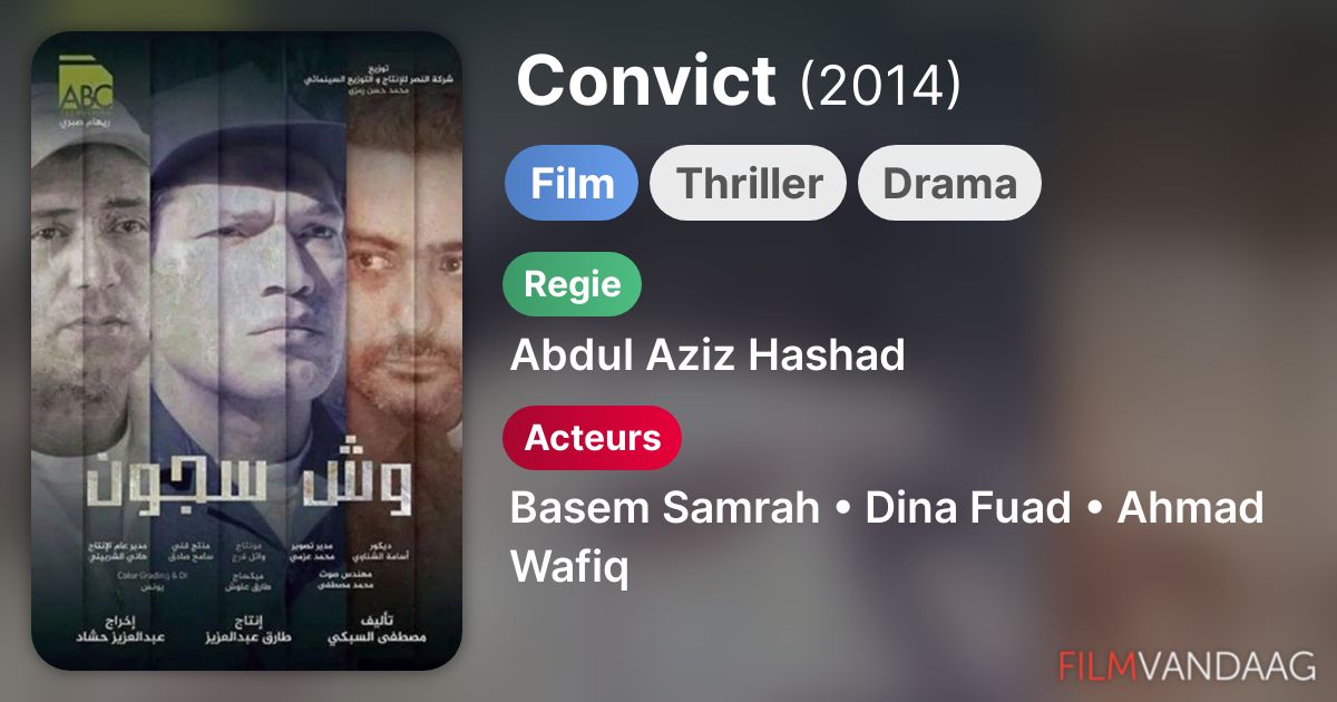 Convict (film, 2014) - FilmVandaag.nl