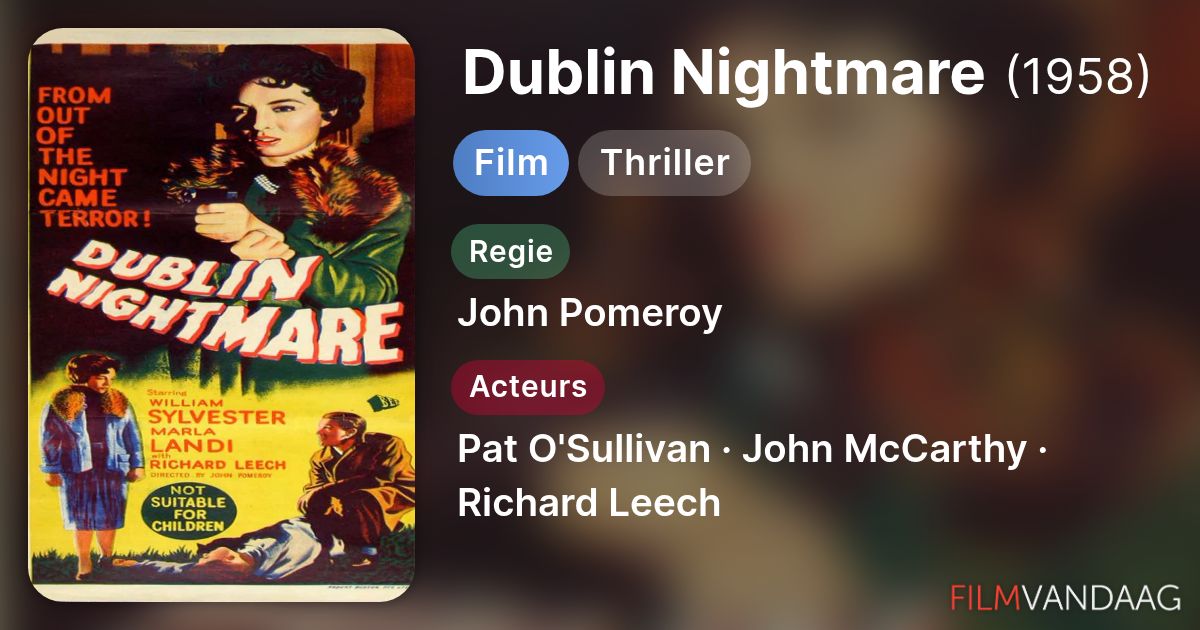 Dublin Nightmare (film, 1958) - FilmVandaag.nl