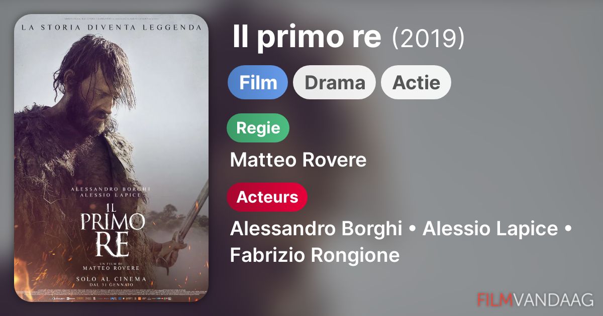 Il primo re (film, 2019) - FilmVandaag.nl