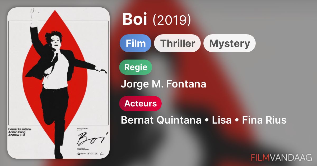 Boi (film, 2019) - FilmVandaag.nl