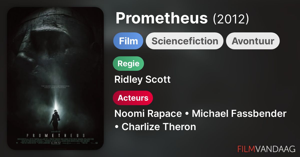 Prometheus (film, 2012) - FilmVandaag.nl
