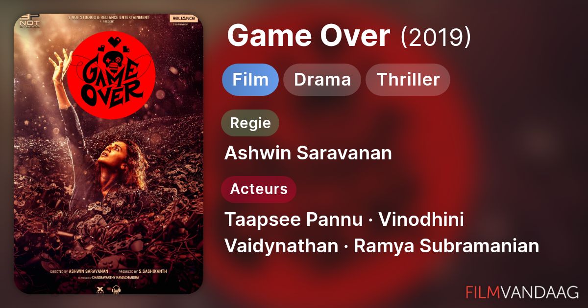 Game Over (film, 2019) - FilmVandaag.nl