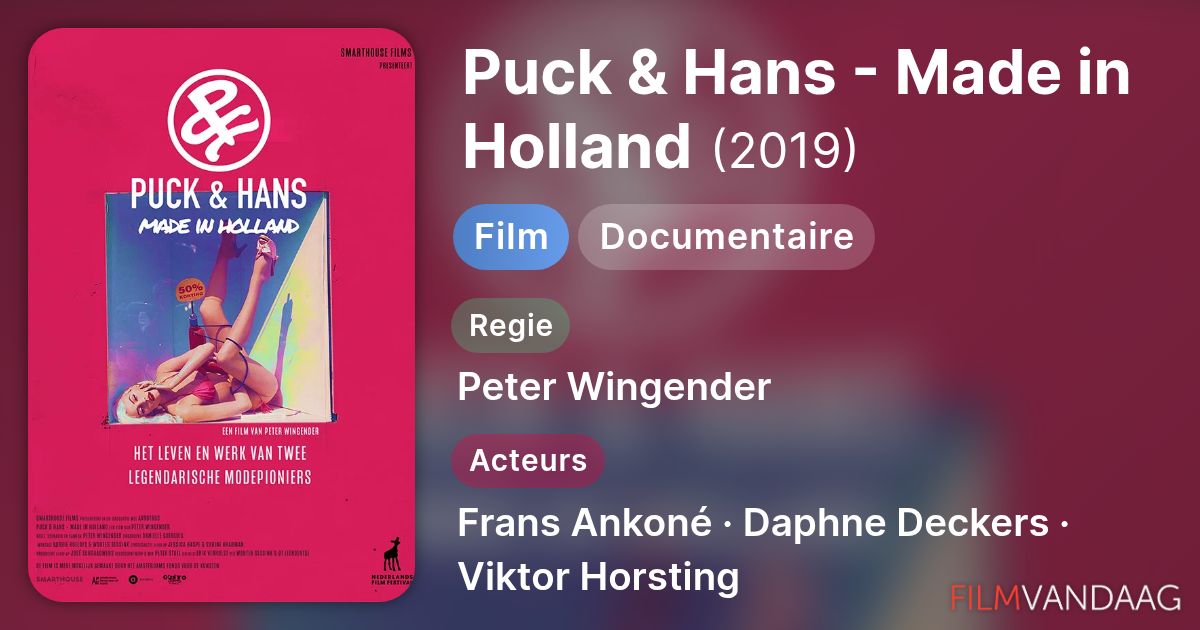 Puck & Hans - Made in Holland (film, 2019) - FilmVandaag.nl
