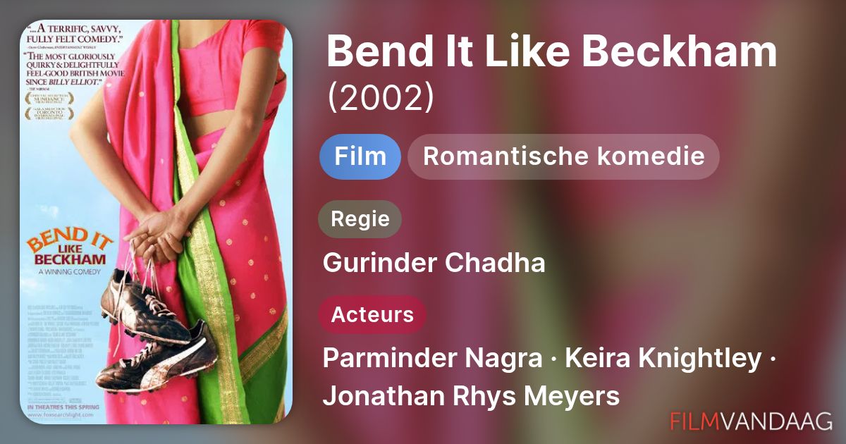 Bend It Like Beckham (film, 2002) kopen op dvd of blu-ray - FilmVandaag.nl