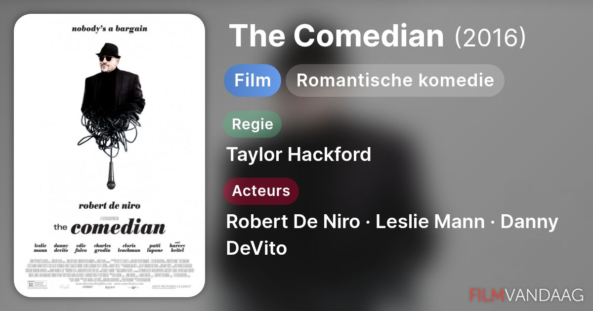 The Comedian (film, 2016) - FilmVandaag.nl