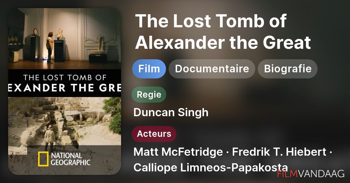 The Lost Tomb of Alexander the Great (film, 2019) - FilmVandaag.nl