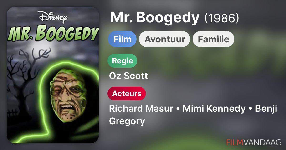 Mr. Boogedy (film, 1986) - FilmVandaag.nl